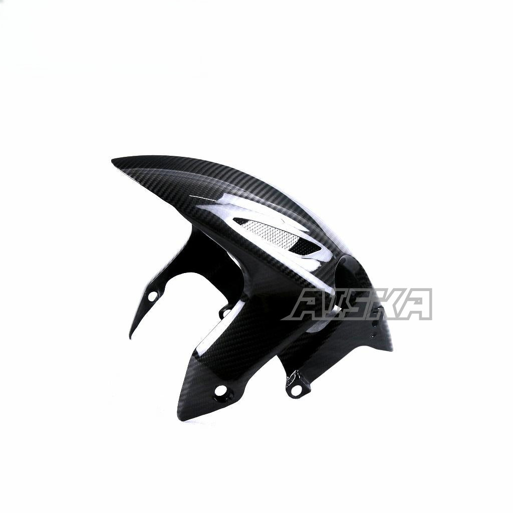 AISKA 100% Dry Carbon Fiber Motorcycle Front Hugger Mudguard Fender for ...